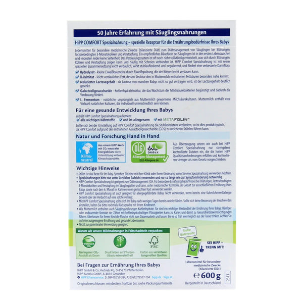 HiPP Comfort Formula – Mommy Formula