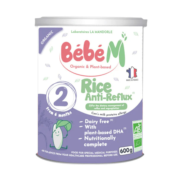 Bebe M Organic Rice-Based Anti-Reflux Infant Formula Stage 2 (6+ Month ...