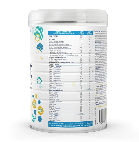 Jovie Goat Milk Stage 2 Formula (6-12 Months) 800g – Mommy Formula