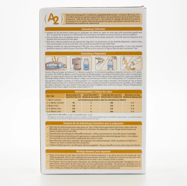 Holle A2 Stage 1 Organic Baby Formula (0-6 Months) 400g – Mommy Formula